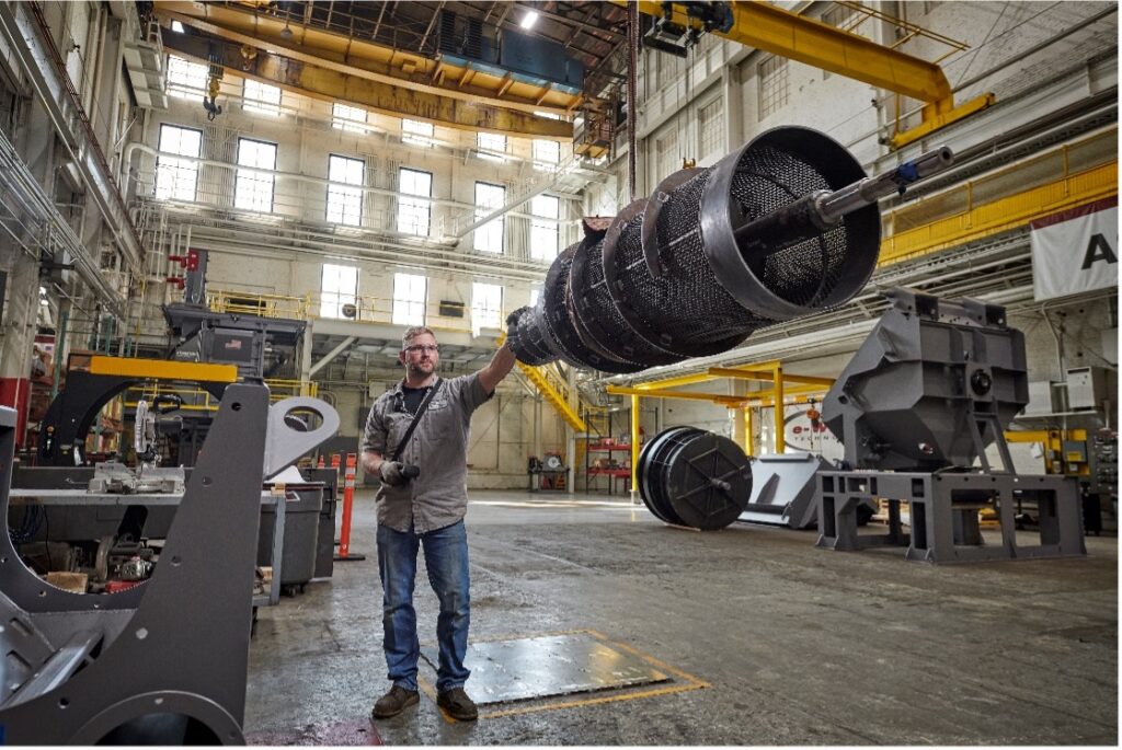 Rotary Screens, Screws and Augers | BCT - Blast Cleaning Technologies